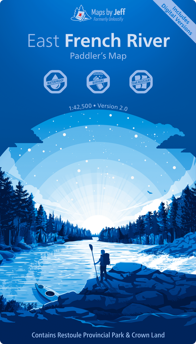 East French River - Paddler's Map – Maps by Jeff